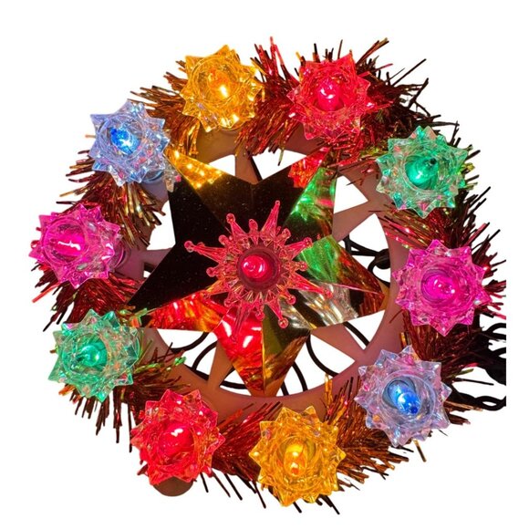 Kmart? | Holiday | Small Christmas Tree Topper Star Lighted 1 Mini ...